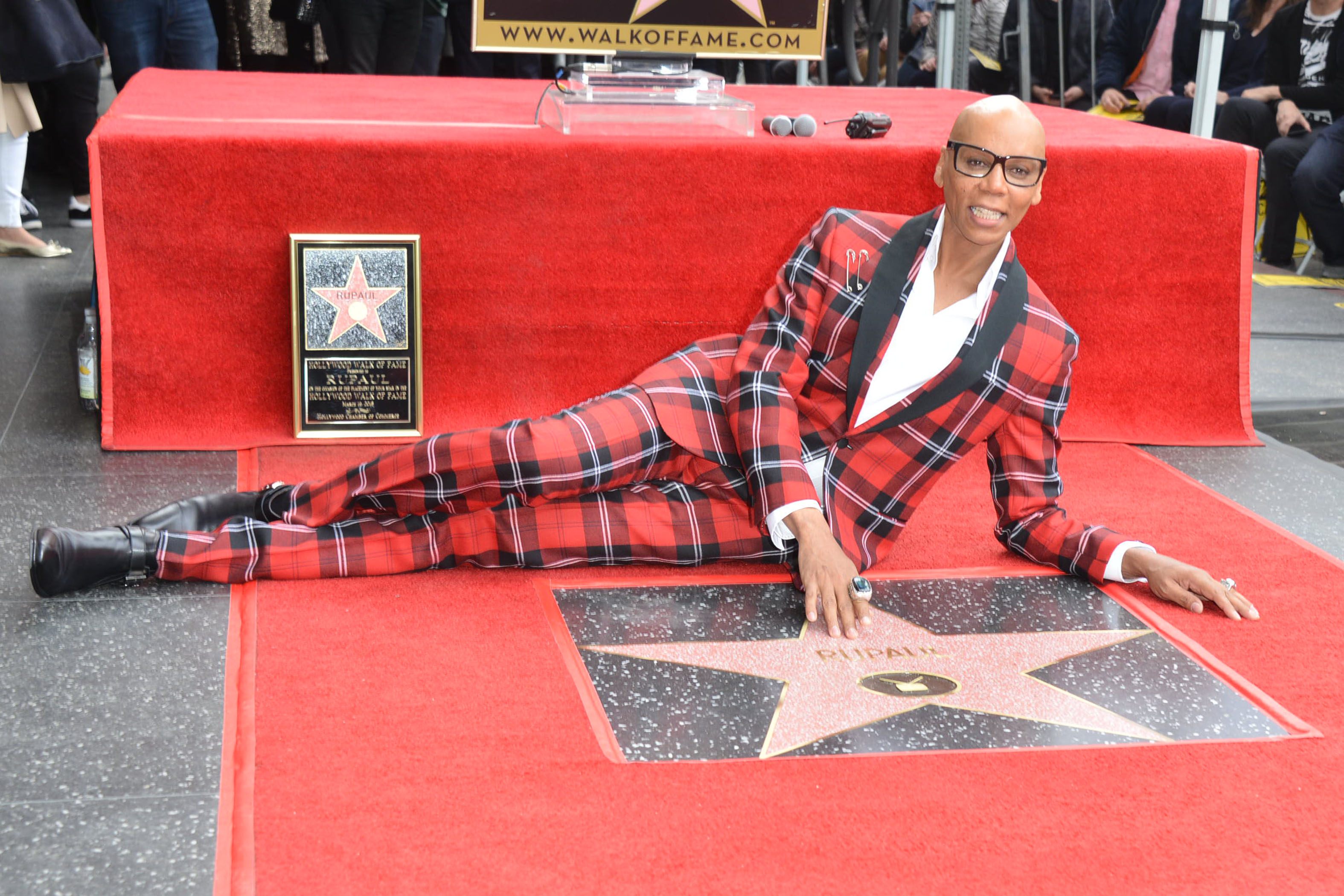 RuPaul became first drag queen to get a Hollywood star